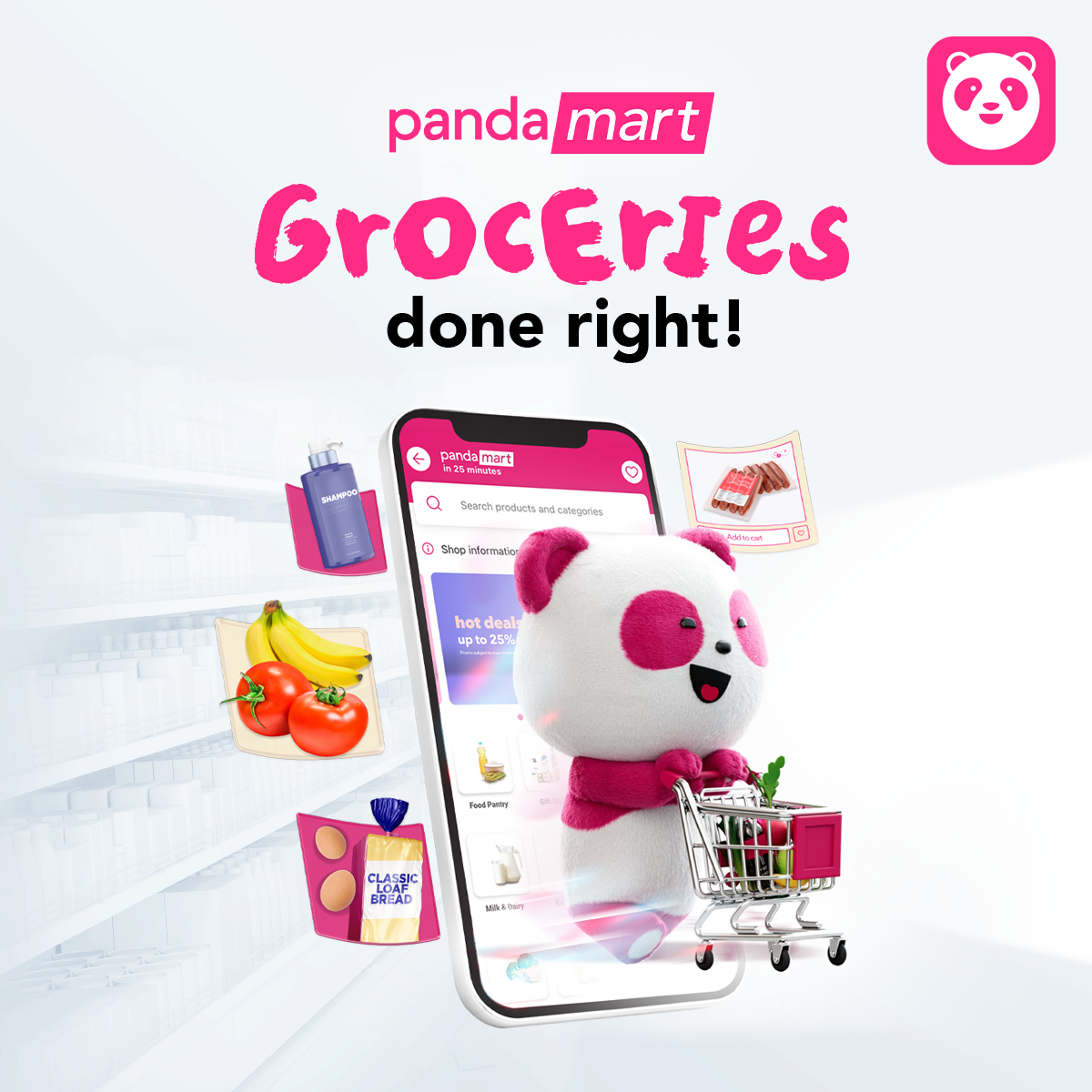 Online Grocery101: Tick off your grocery checklists with pandamart - LEVYousa
